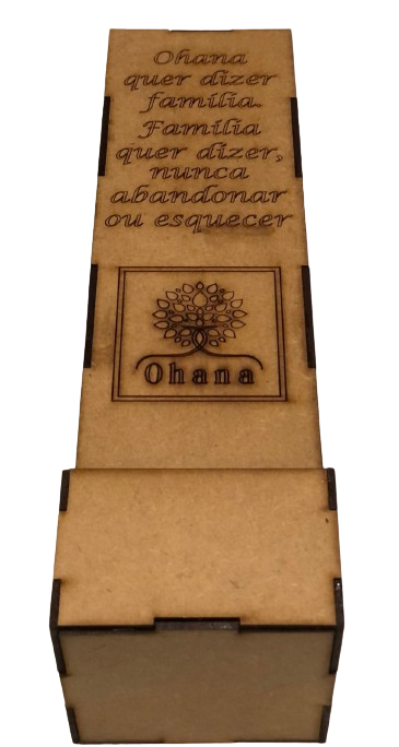 INCENSARIO PORTA INCENSO OHANA TORRE VERTICAL (MADEIRA) | Tabacaria Trevo