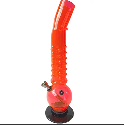 BONG ACRILICO 30CM CURVO | Tabacaria Trevo