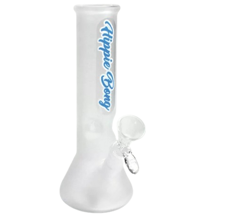 BONG HIPPIE BONG SANDBLAST 20CM - AZUL | Tabacaria Trevo