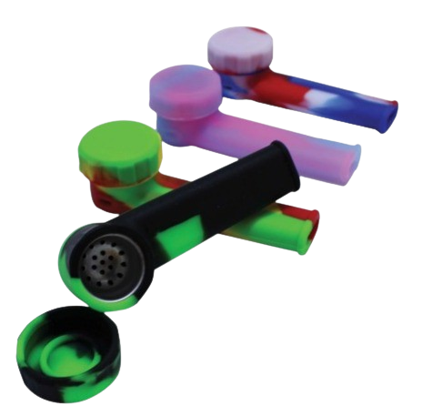 PIPE DE SILICONE TOKA HAUU C/ FORNILHO METAL YDJG-02 | Tabacaria Trevo