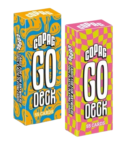 BARALHO COPAG GO DECK PLÁSTICO C/ 55 CARTAS | Tabacaria Trevo