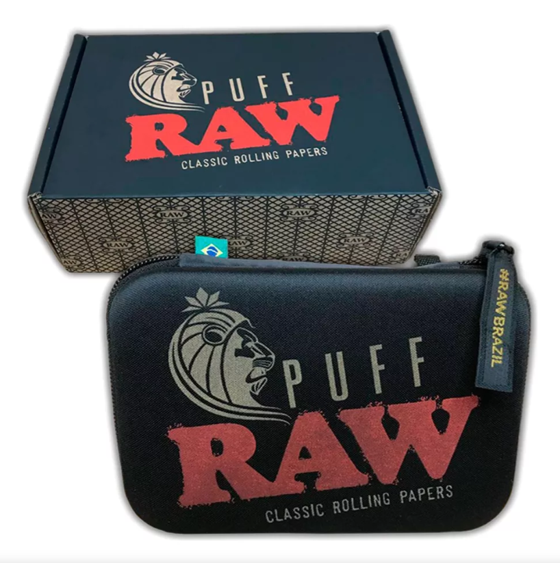 CASE PUFF LIFE CLASSIC COLLAB RAW PRETA | Tabacaria Trevo