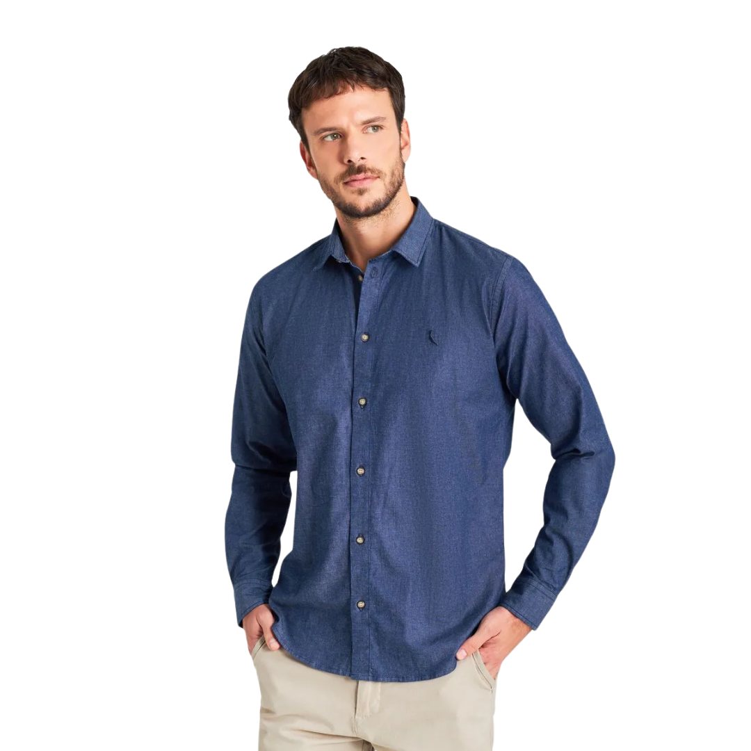 Camisa Jeans Manga Longa Reserva (61779) | Genko
