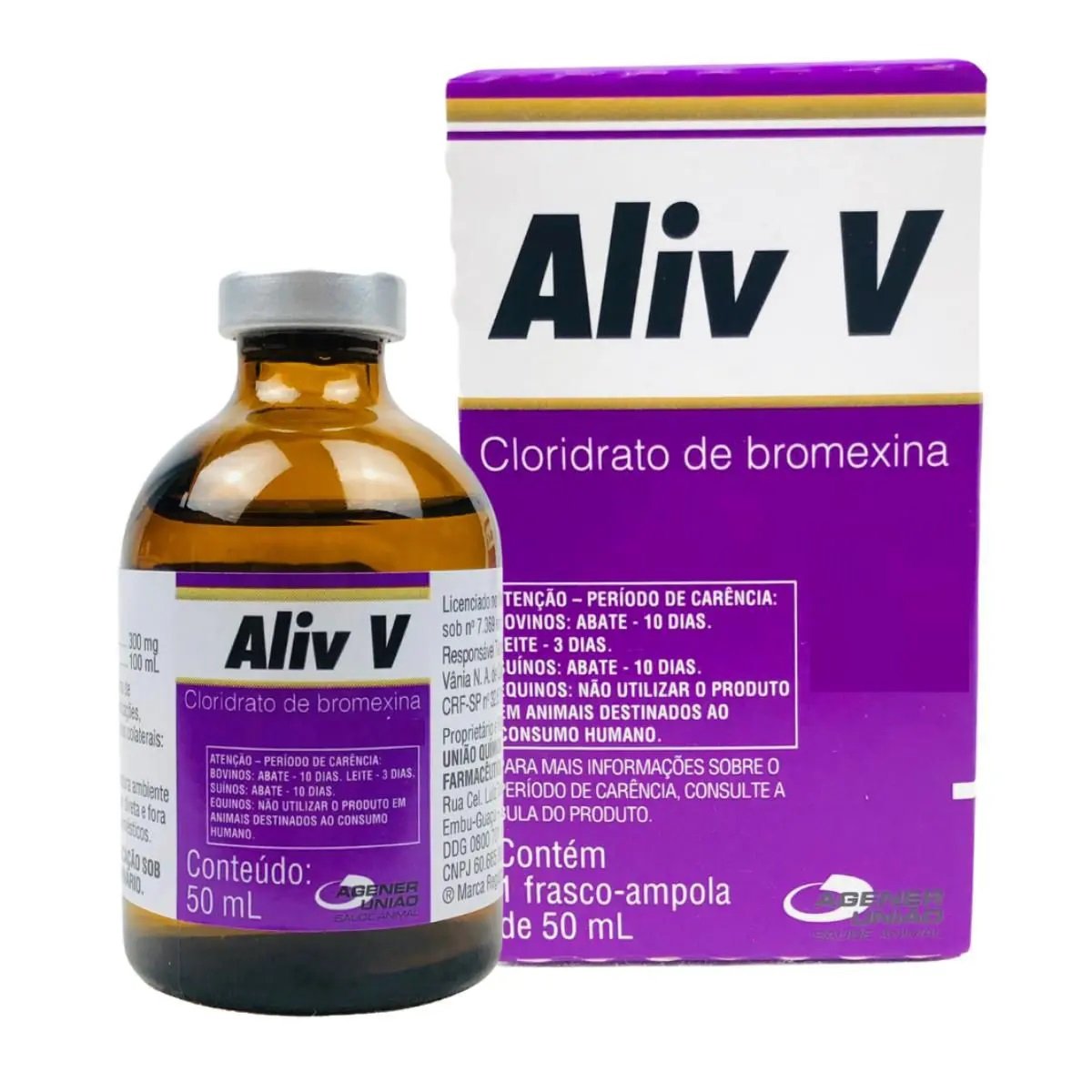 Expectorante Aliv V - 50mL | Jockey Farmácia Veterinária (ACPCCP - PR)
