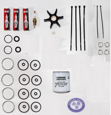 KIT REVISÃO BÁSICO EVINRUDE E-TEC 115 ATÉ 130 HP | Assistec Nautica ...