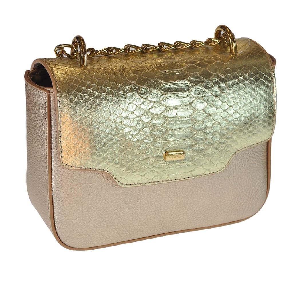 BOLSA BRENDA PYTHON RODER COURO | Roder Couro
