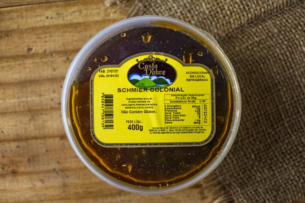 Schmier colonial 400g | Costa Nobre