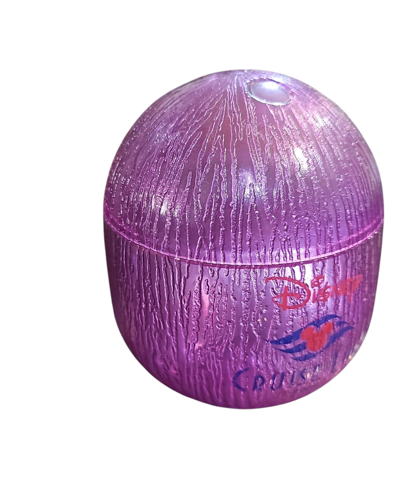 Caneca Disney em formato de coco, com orifícios para canudo ...