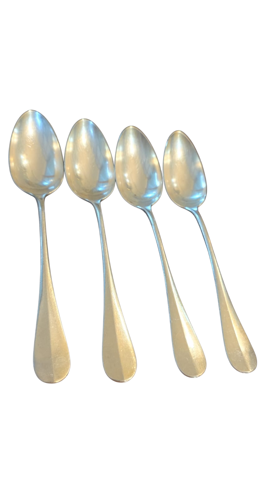 Elegantes colheres espessuradas a prata francesas, Christofle ...