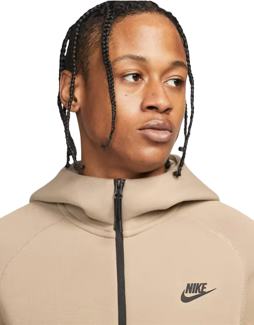Conjunto Nike Tech Fleece Beige vinter-hættetrøje | Fstore Brazil