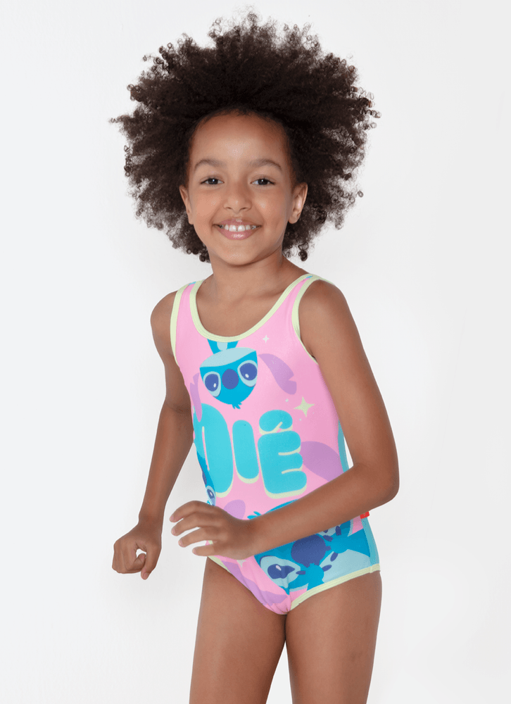 MAIO KIDS LILO E STITCH ROSA | Passarela Mirim