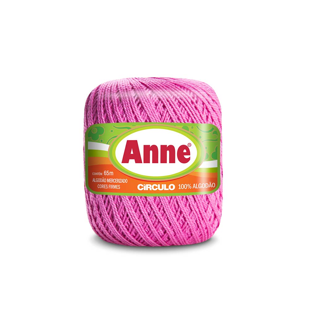 LINHA ANNE PARA CROCHÊ 100%ALGODÃO 51/611 500MT BEGE CLARO 7650 | LINHA ...