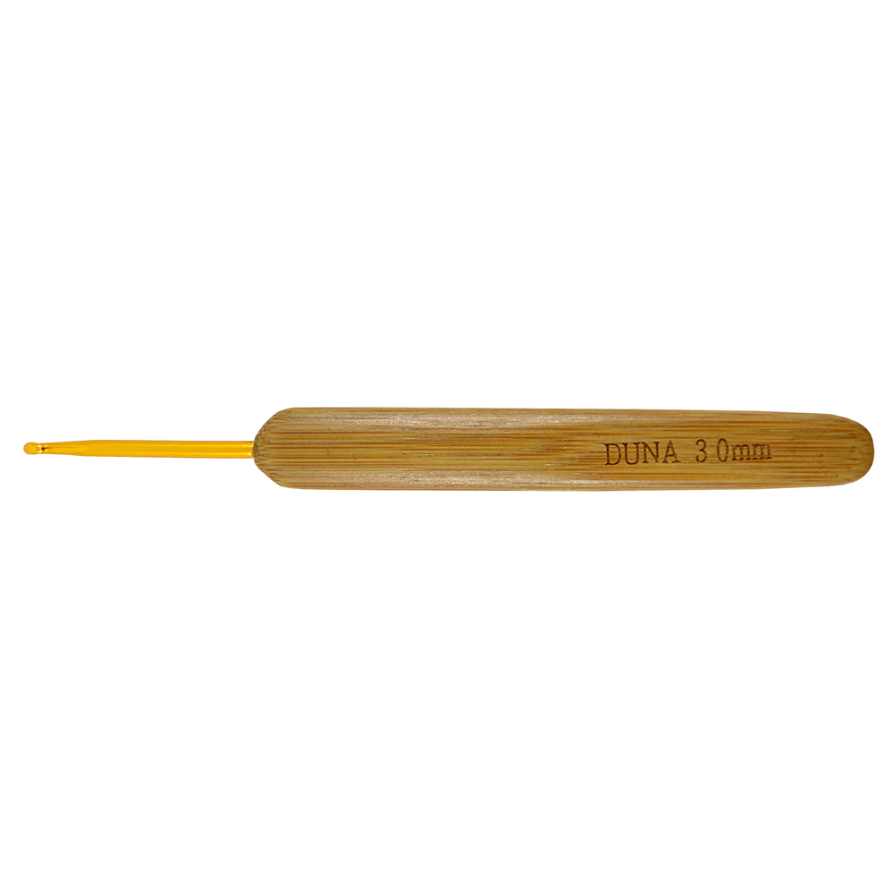 AGULHA CROCHÊ DUNA MADEIRA/ALUMÍNIO 288632 1UN 3MM NATURAL | AGULHAS ...