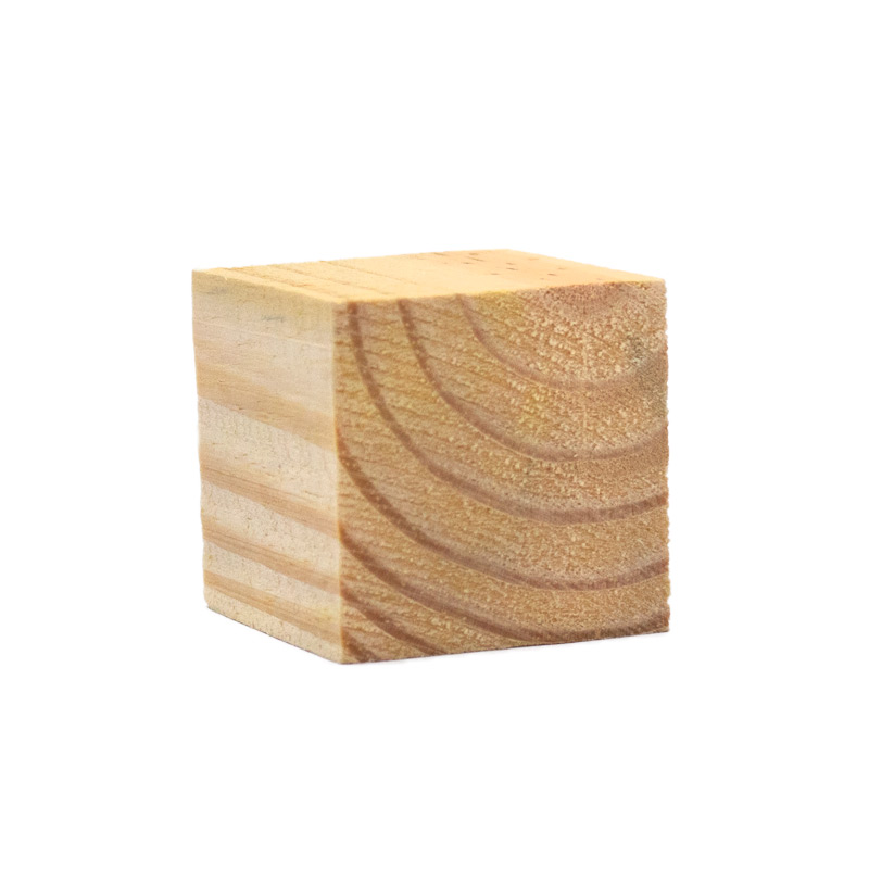 CUBO MINI - NATURAL - 4,5 X 4,5CM - 1UN