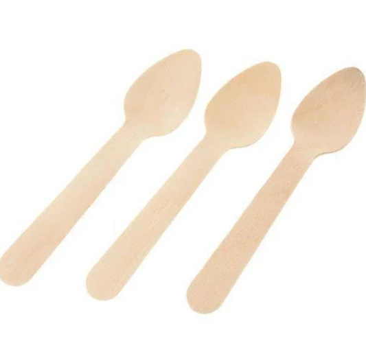 COLHER MADEIRA 10UN 20CM NATURAL | Lojas Linna