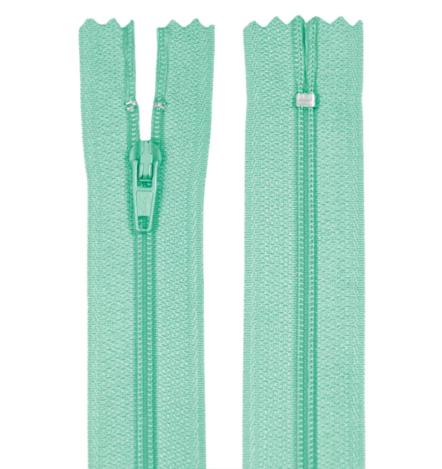 ZIPER FIXO INVISÍVEL 100%NYLON 1UN 50CM BRANCO 501 | ZIPER CIRCULO ...