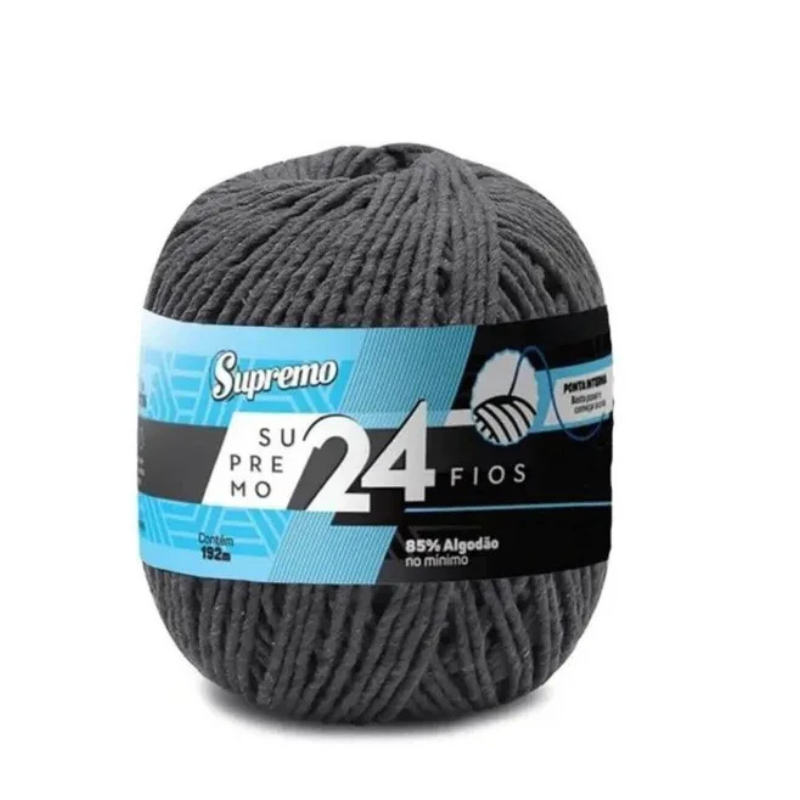LINHA SUPREMO 24 FIOS- BRANCO - 192M - 1UN