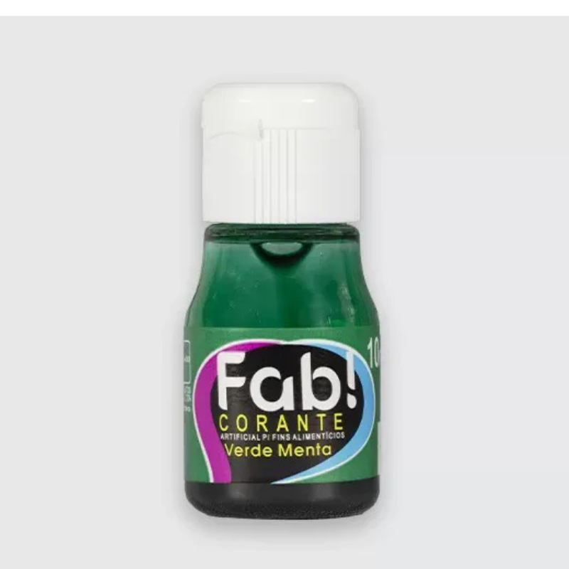 CORANTE LÍQUIDO ALIMENTÍCIO - VERDE MENTA - 10ML - 1UN