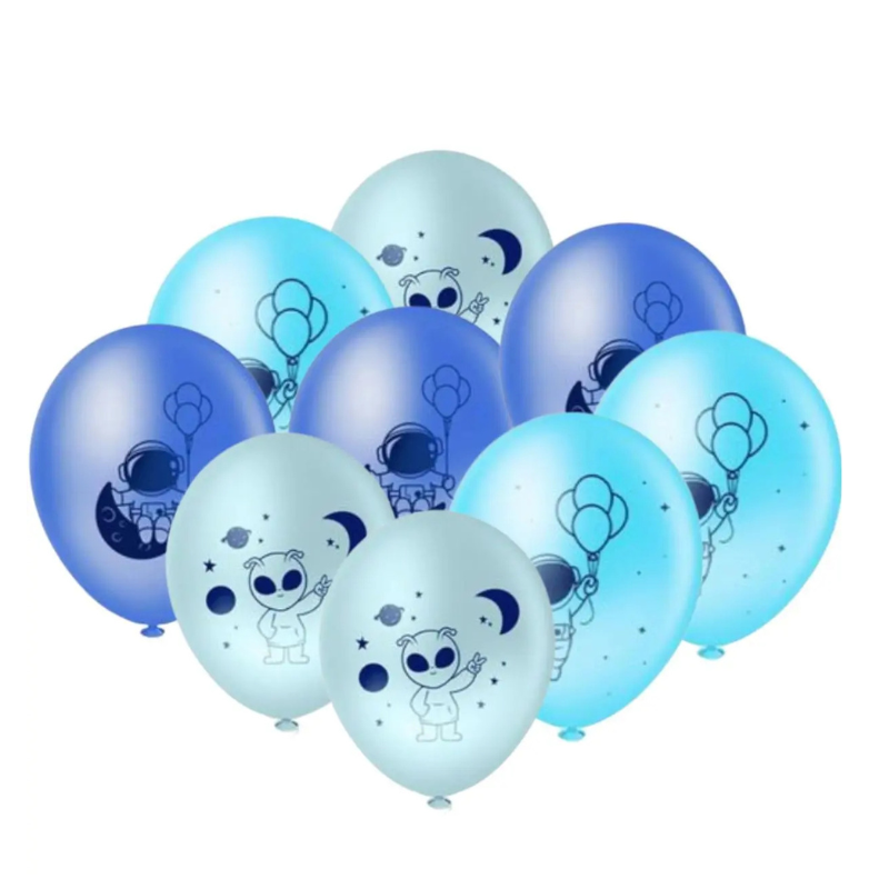 BALÃO BEXIGA N.009 NAS ESTRELAS - SORTIDOS - 25UN | ESTAMPADO RIBERBALL | Lojas Linna