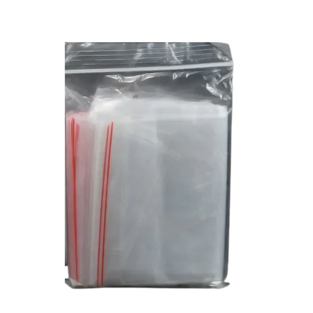 SACO COM ZÍPER - TRANSPARENTE - 5X7CM - 100UN | SAQUINHOS COM FECHO ZIP ...
