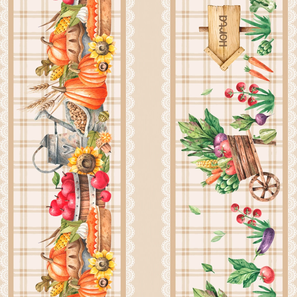 TECIDO TRICOLINE DIGITAL PRAIA - 1MT