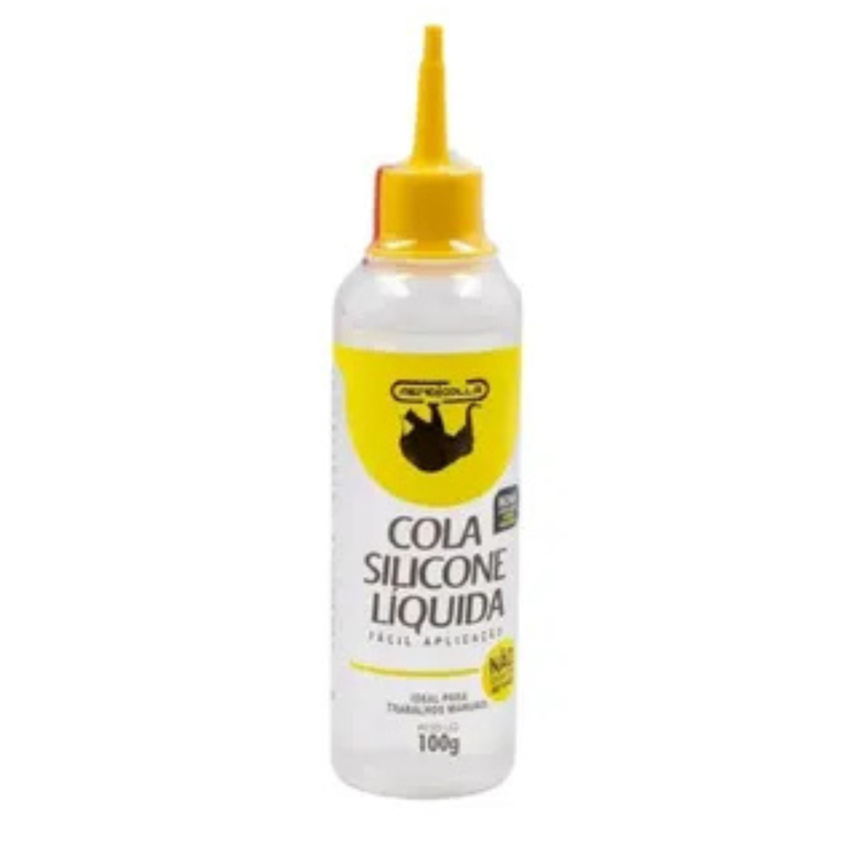 COLA BASTÃO FINA SILICONE - 1KG - INCOLOR - 1UN