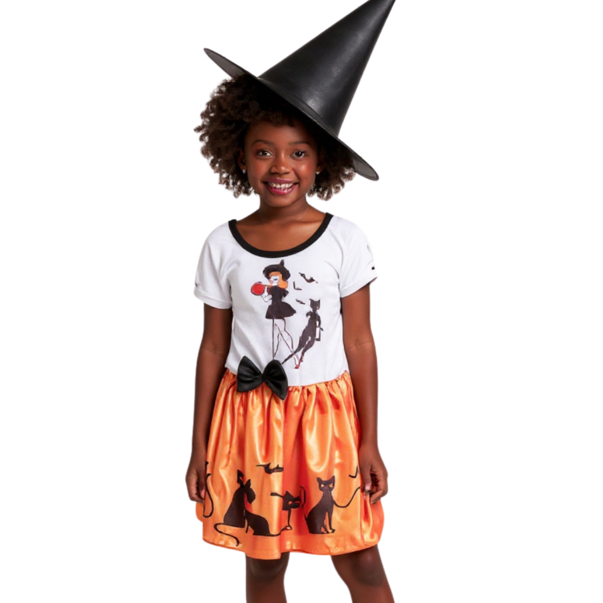 FANTASIA DE BRUXA CORDELIA INFANTIL - T.G - 1UN | TIARAS, CAPAS E ...