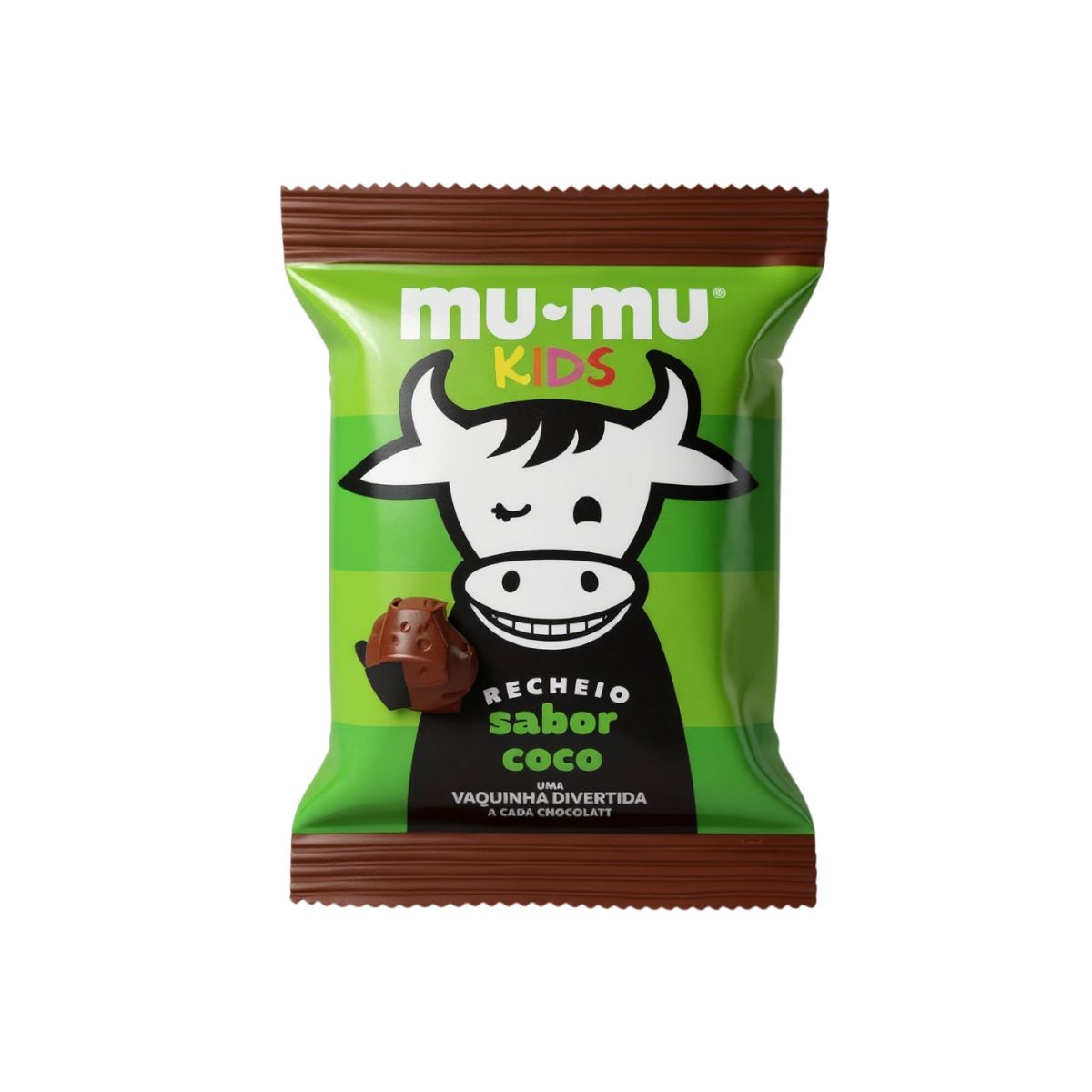 MUMU KIDS RECHEADO - CHOCOLATE E COCÔ - 1UN