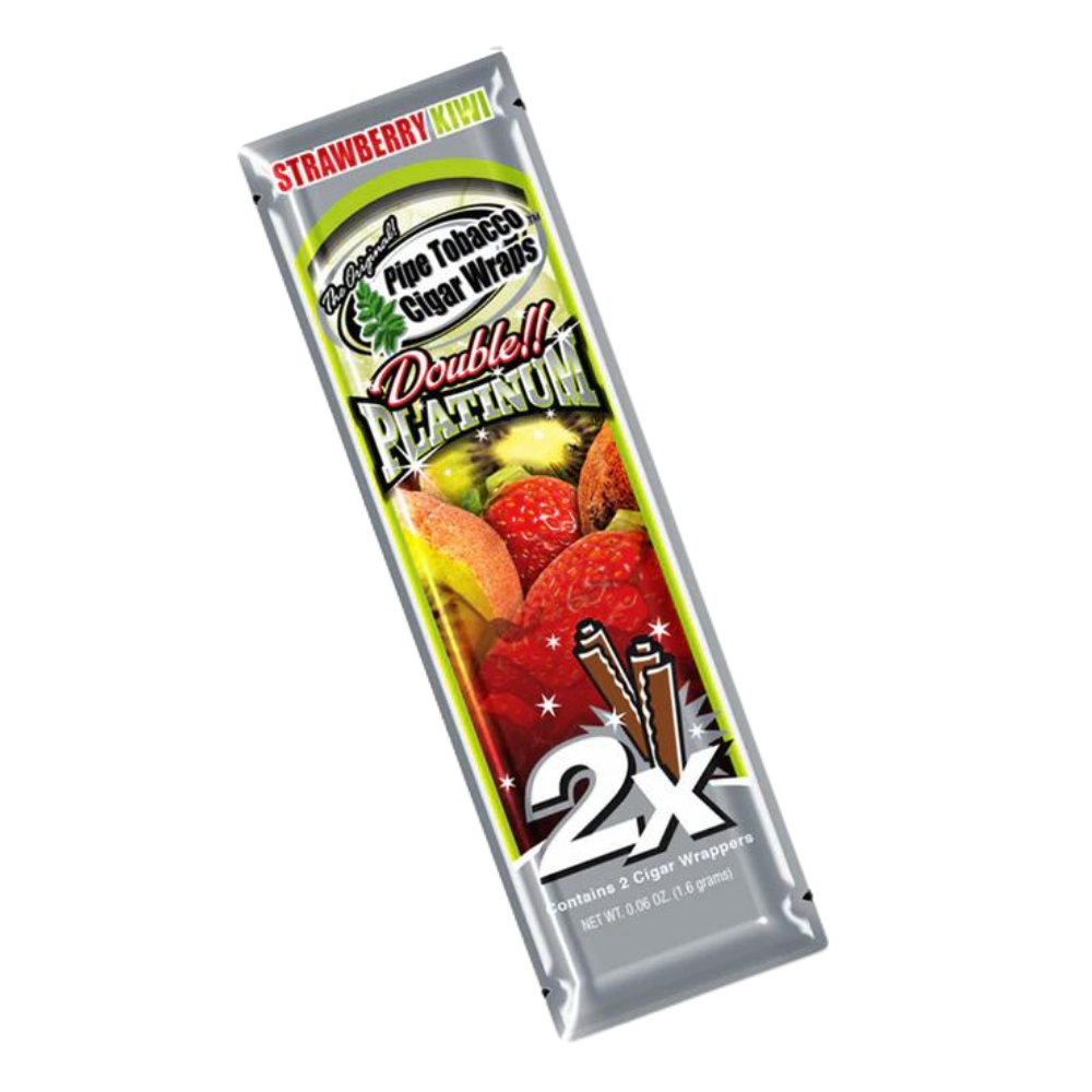 BLUNT WRAP DOUBLE PLATINUM- STRAWBERRY KIWI | Spliff house ltda
