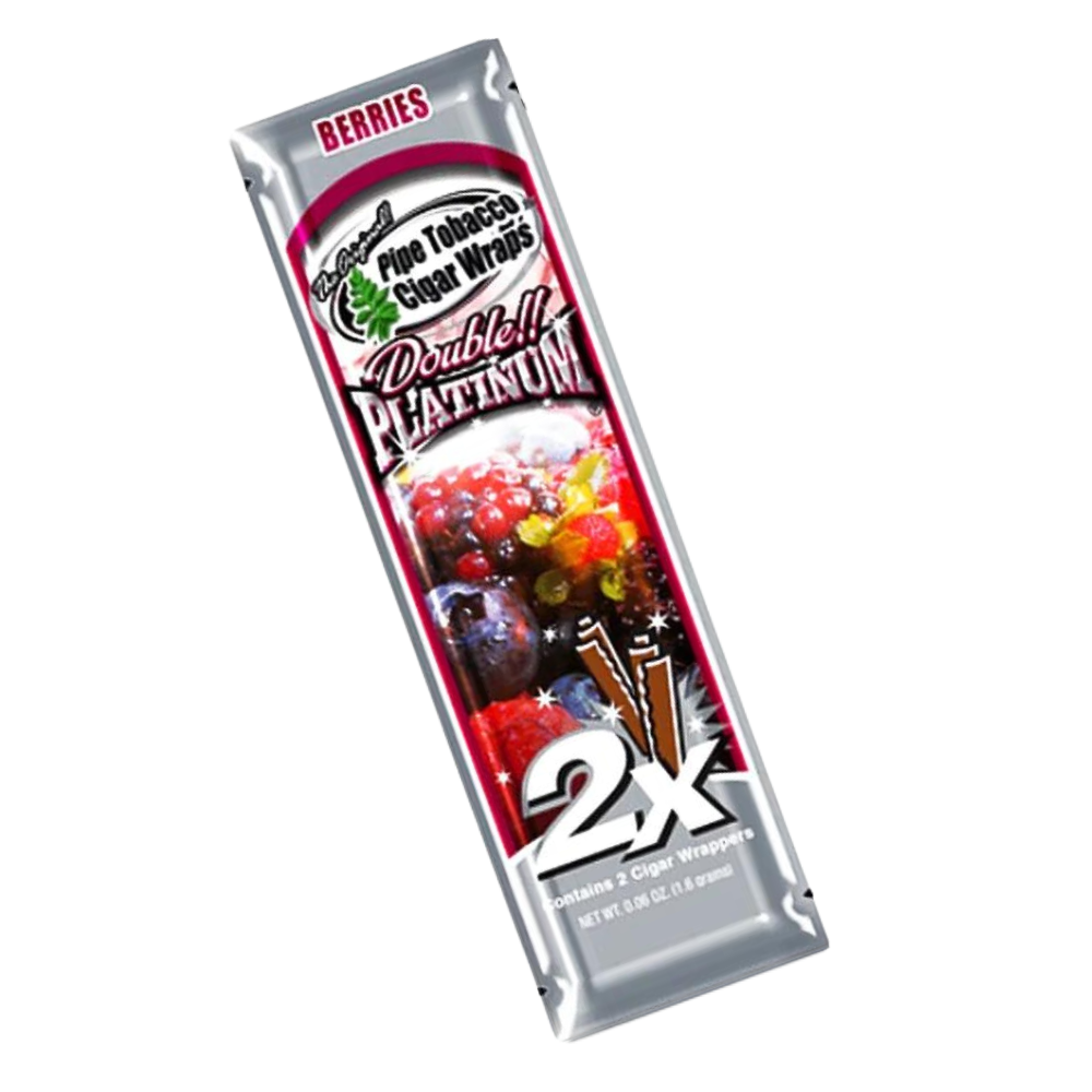 BLUNT WRAP DOUBLE PLATINUM- BERRIES | Spliff house ltda