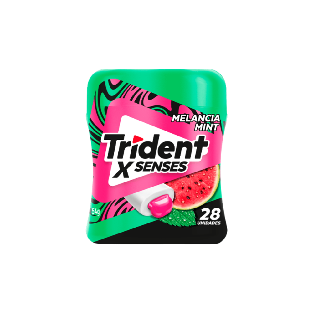 TRIDENT GARRAFA MELANC/MINT 54GR | Spliff house ltda