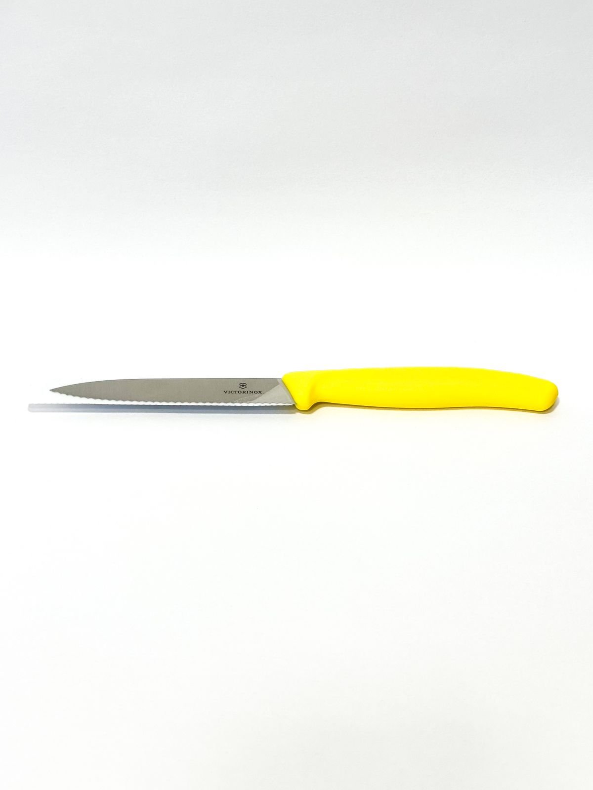 Faca Serra Ponta Fina 10CM Swiss Cabo Amarelo | Habitar LT Utilidades
