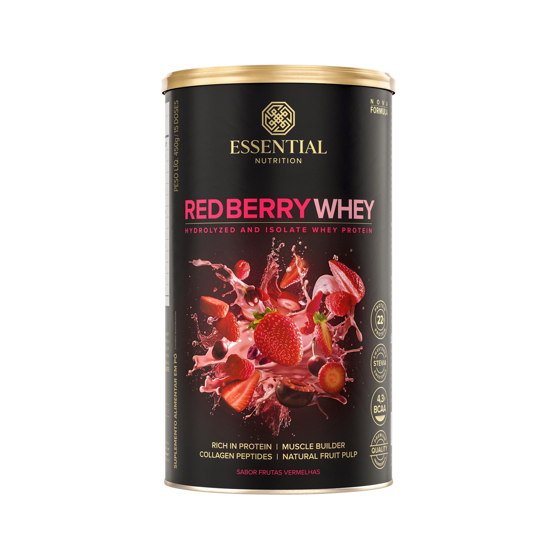 ESSENTIAL WHEY PROTEIN 510G RED BERRY | SEVEN NUTRITION & FITNESS