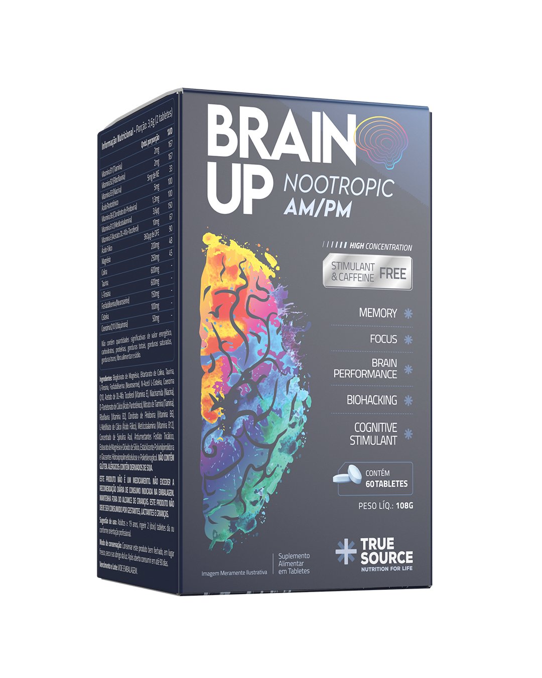 TRUE BRAIN UP AM/PM 60 TAB | SEVEN NUTRITION & FITNESS