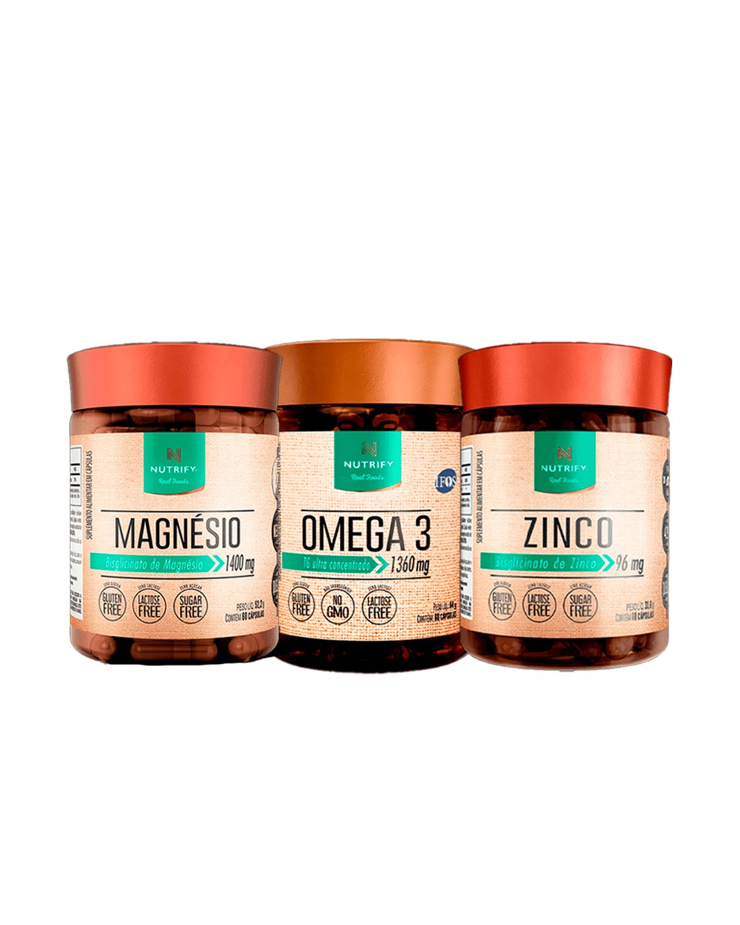 NUTRIFY OMEGA 3 + ZINCO + MAGNESIO | SEVEN NUTRITION & FITNESS