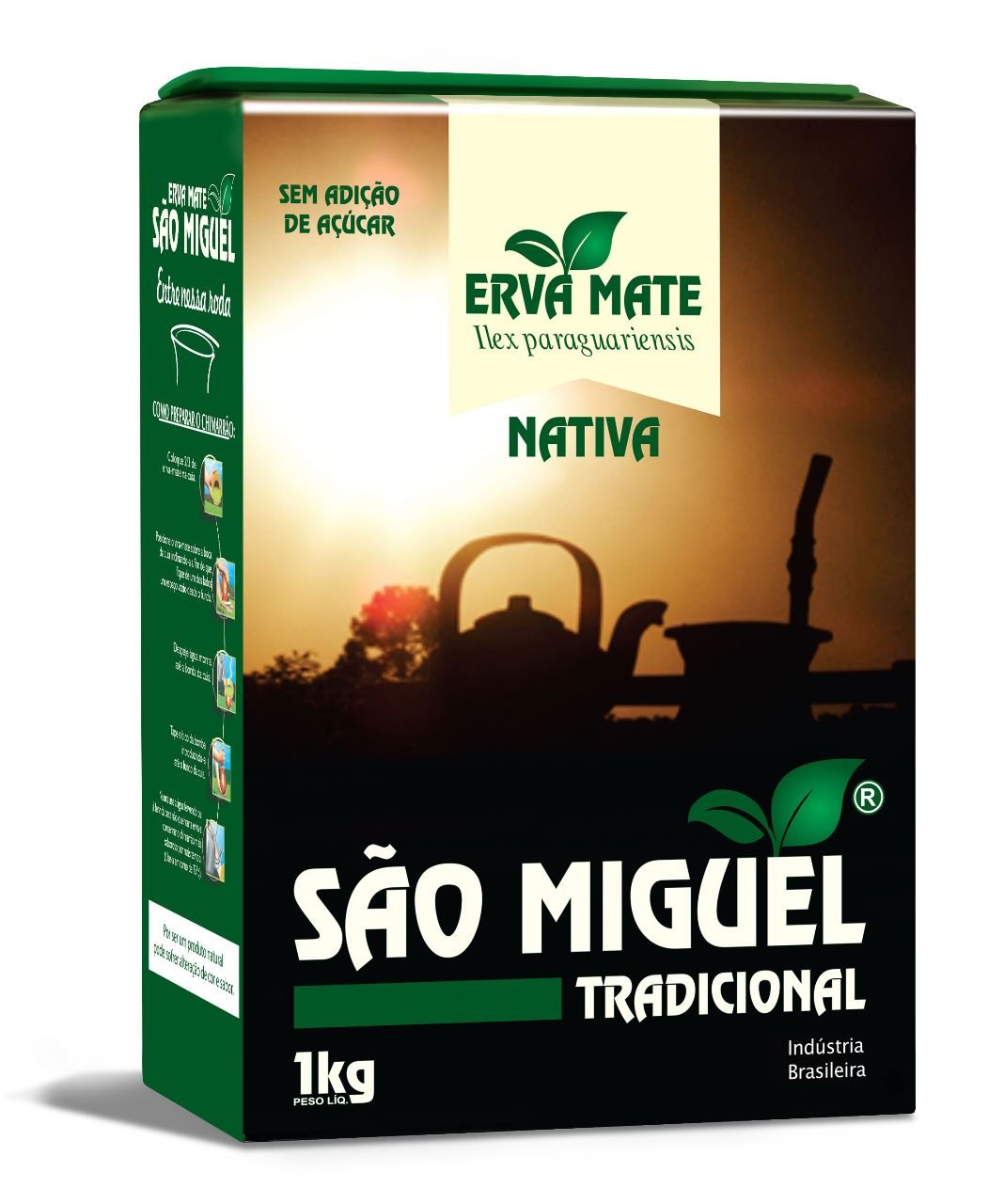 ERVA MATE SÃO MIGUEL TRADICIONAL 1 KG | Erva Mate São Miguel
