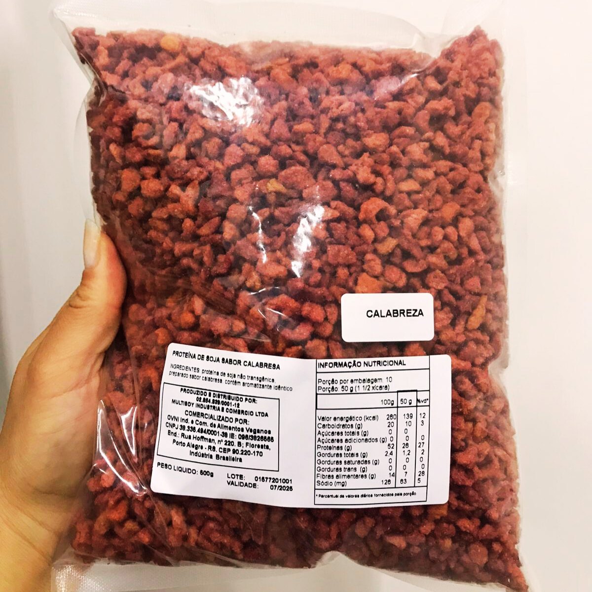 PTS SABOR CALABRESA - 500g | O.V.N.I.