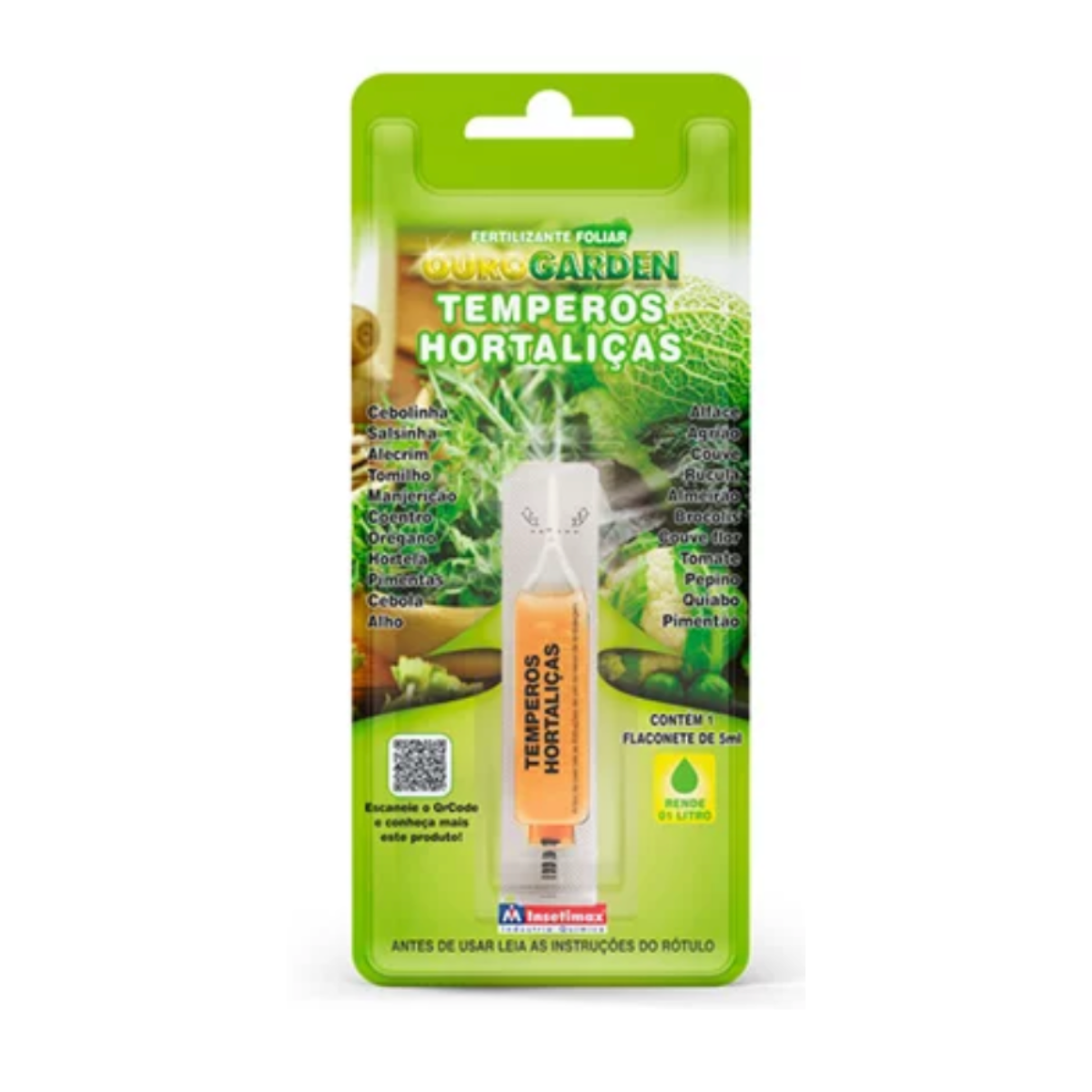 Monodose Temperos e Hortaliças 5ml Insetimax