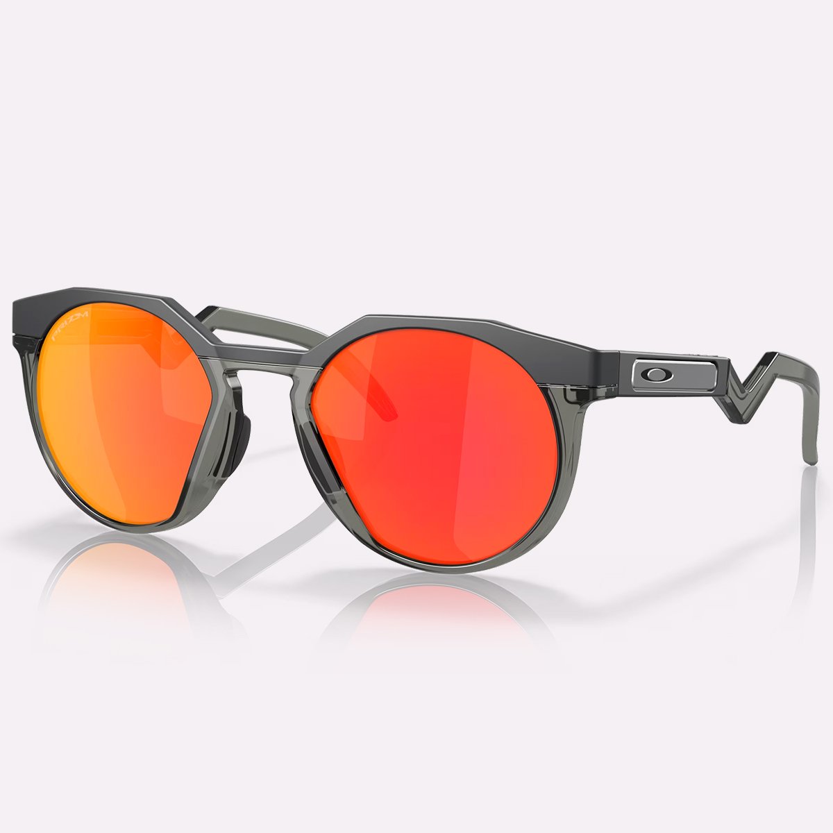 OCULOS OAKLEY HSTN MATTE CARBON PRIZM RUBY | AMERICAN BIKE SHOP