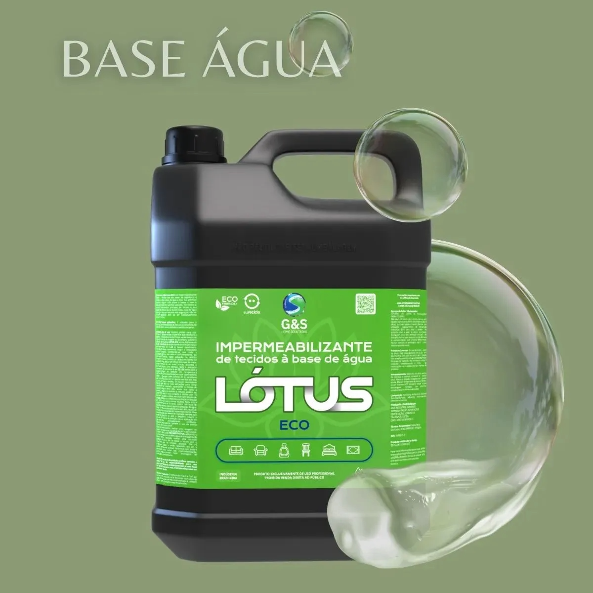 Impermeabilizante de Tecidos Lótus Eco Base Água 5L | Kuchar - Loja Oficial